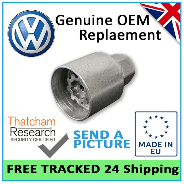 VW AMAROK LOCKING Wheel Nut Key Lug Genuine OEM Lock Key Match Matching ...