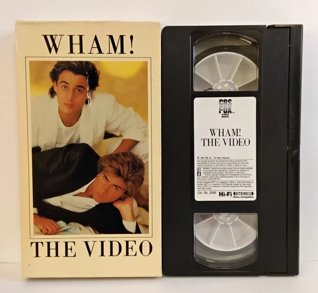 WHAM! THE VIDEO (Music Videos VHS 1985) Wake Me Up Before You Go-Go £5. ...