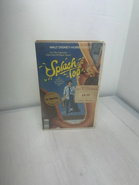 DISNEY SPLASH TOO Movie On VHS SEALED £50.00 - PicClick UK