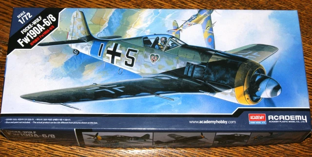 ACADEMY 12480 : Focke Wulf Fw190A-6/8 Dt. Jagdflugzeug WW II - Kit 1:72 ...