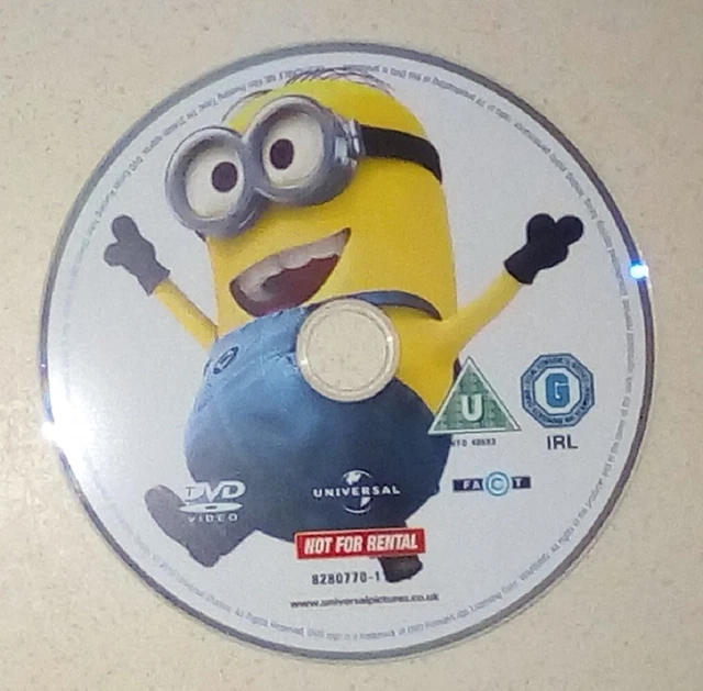 DESPICABLE ME - Unplayed - Genuine UK DVD - Region 2 - Disc Only £1.29 ...