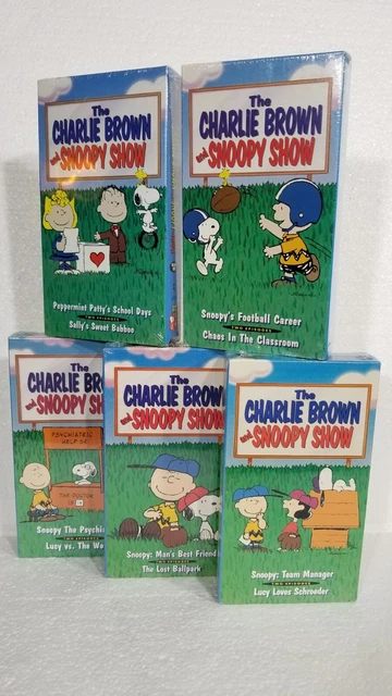 THE CHARLIE BROWN and Snoopy Show VHS 1995 New Vintage Sealed Lot of 5 ...