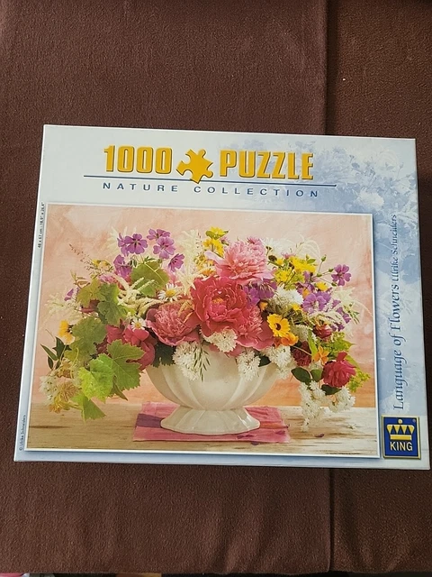 KING 1000 PIECE Jigsaw Puzzle Language of Flowers Complete £5.97 ...
