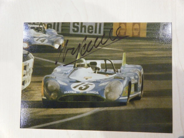 HENRI PESCAROLLO MATRA le Mans Signé Dédicacé Photo EUR 29,19 - PicClick FR
