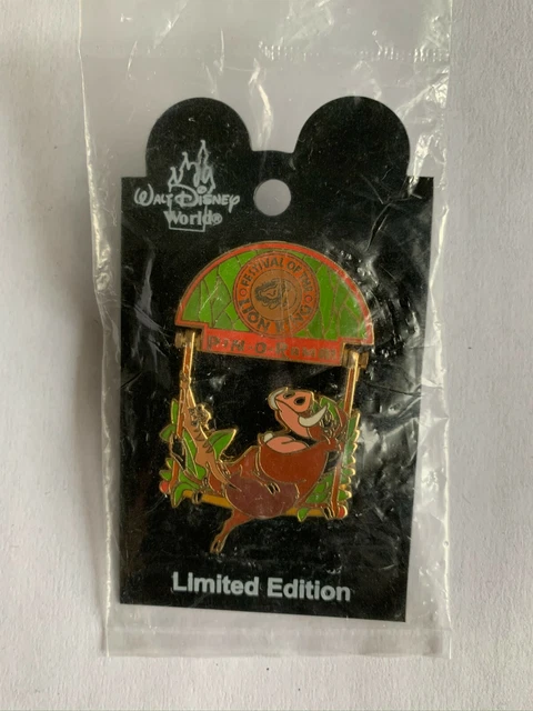 DISNEY ANIMAL KINGDOM Pin-O-Rama Pumbaa Timon Swing Festival of Lion ...