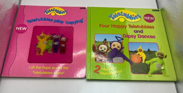 FOUR HAPPY TELETUBBIES and Dipsy And Teletubbies Play Coping BBC 2000 ...