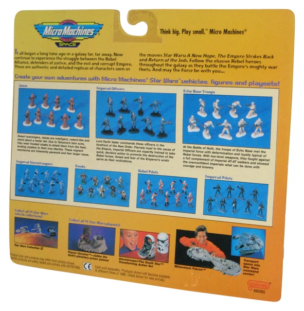 STAR WARS MICRO Machines Echo Base Troupes (1996) Galoob Mini Figurine ...