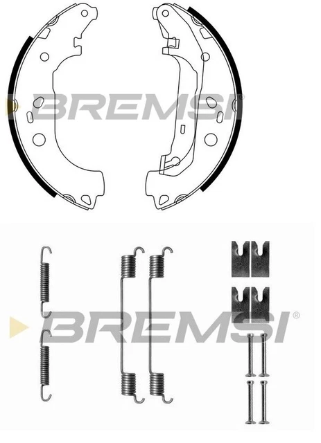 REAR BRAKE SHOES And Fitting Kit Fits Ford Focus MK2 2005-13 £29.99 ...