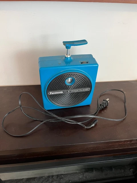 VINTAGE PORTABLE PANASONIC TNT Handle 8 Track Player Blue RQ-830S PARTS ...