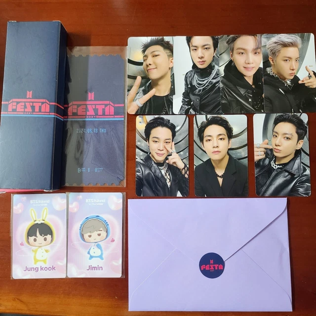 CARTE PHOTO OFFICIELLE BTS 2024 FESTA ARMY ZONE BTS 11TH BIRTHDAY ...
