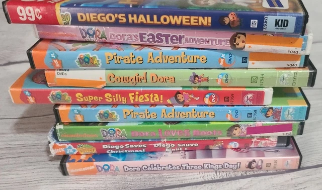 Dora The Explorer Dvd Lot Dora And Diego Cartoon Dvd Movies 9 Disc