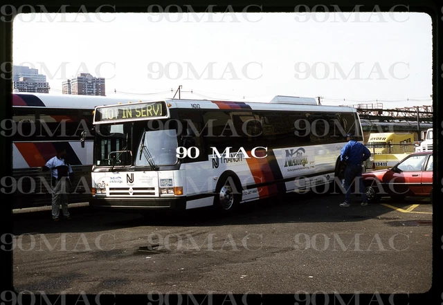 NEW JERSEY TRANSIT-NJT. FLXIBLE BUS #1396. Original Slide. Hoboken (NJ ...