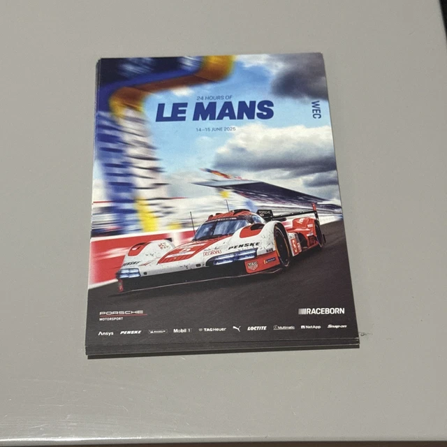 PENSKE PORSCHE LE Mans 2025 Rare 963 Fan Card No. 3 £5.91 - PicClick UK