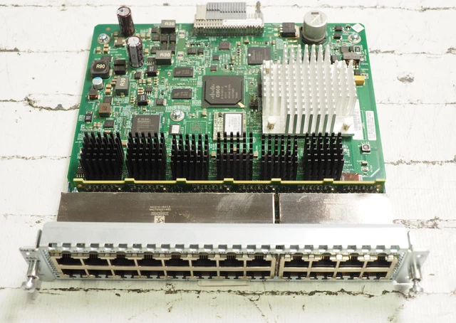 CISCO SM-X-ES3-24-P 24-PORT GbE POE Layer 2/3 LAN sm-x for 4331 4451 ...
