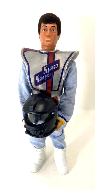 VINTAGE ACTION MAN TALKING SPACE RANGER COMMANDER EEBP Eagle Eyes Blue ...