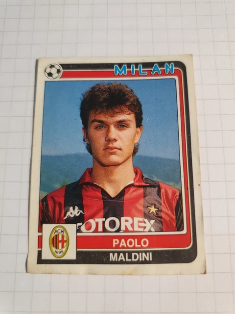 PAOLO MALDINI FIGURINA Calciatori Panini 1986 87 discrete condizioni ... EUR 29,90 - PicClick IT