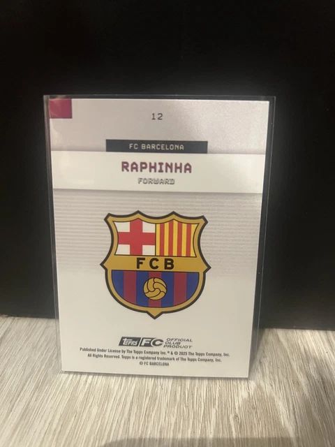 TOPPS 2025-26 BARCELONA team set Raphinha parallel card £3.84 - PicClick UK
