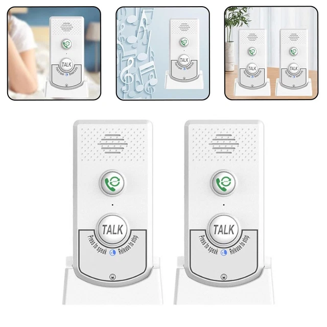 WIRELESS INTERCOM SYSTEM Two Way Voice Communication Waterproof 1km ...