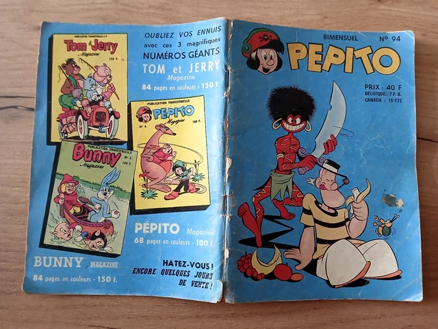 ANCIENNE BD PEPITO n° 94 LE CAVALIER INCONNU le temps de la mort SAGE ...