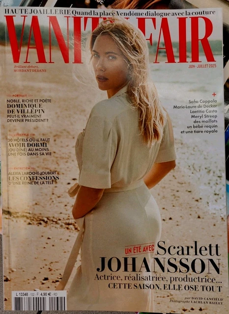 Scarlett Johansson Magazine Vanity Fair France Juin 2025 Neuf New Eur