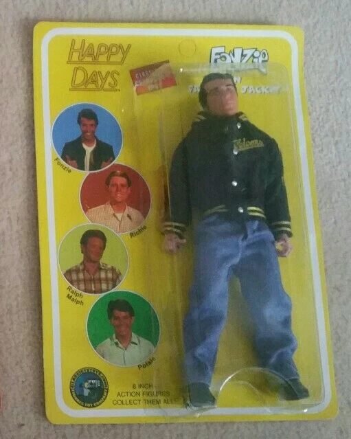 FIGURINE HAPPY DAYS FONZIE en veste Falcon, 8 pouces Classic TV Toys ...