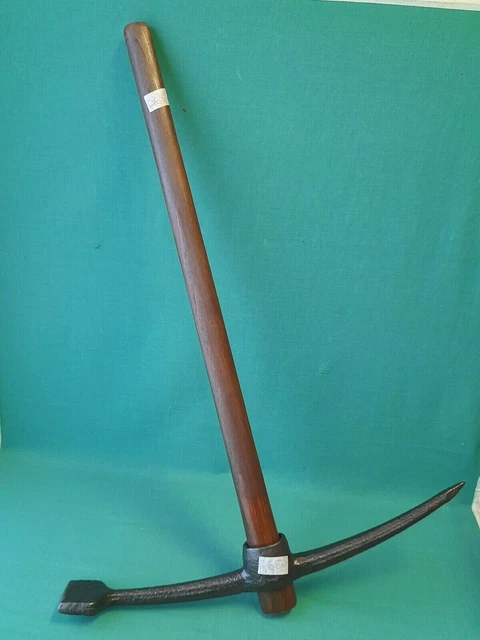 ANTICO RARO PICCONE Da Ferroviere Ferrovia Ferro Battuto Forgiato A ...