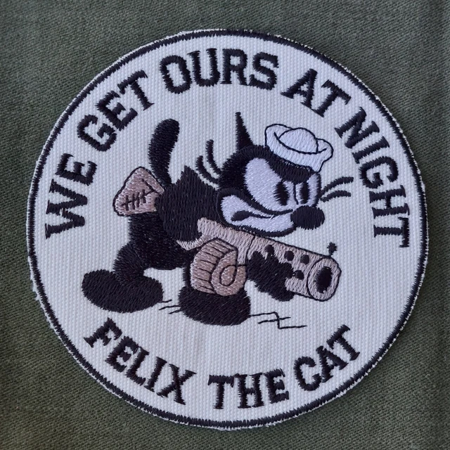 ECUSSON MARINE US felix le chat . ww2 USN felix the cat patch EUR 8,40 ...