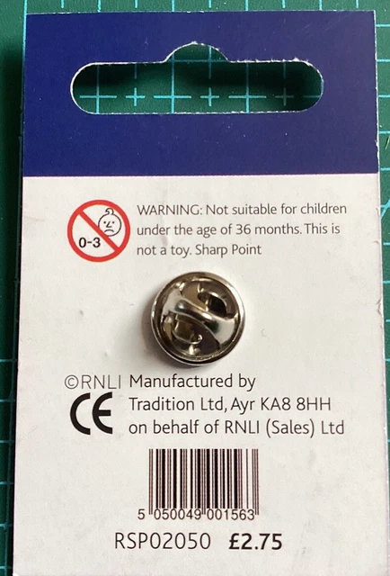 RNLI LIFEBOAT CHARITY Flag Pin Badge - Amble £5.50 - PicClick UK