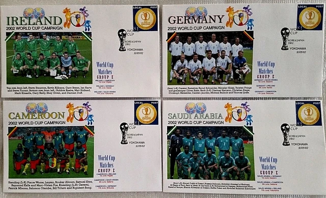 WORLD CUP 2002 GROUP E - IRELAND CAMEROON GERMANY SAUDI ARABIA First ...
