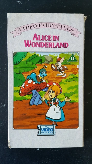 RARE VINTAGE VHS Video 1986 Alice in Wonderland Animated Fairy Tales £4 ...