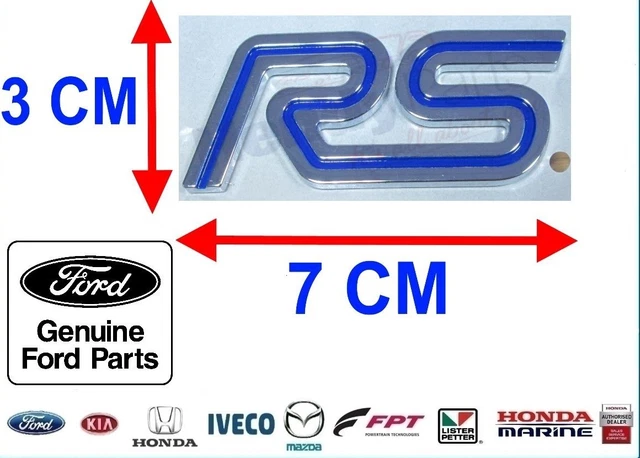 NEW! GENUINE FORD FOCUS RS mk1 BADGE STICKER EMBLEM 100% GENUINE FORD £ ...