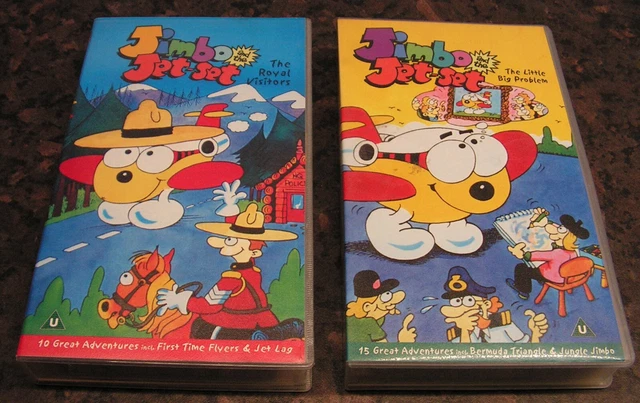 2 X JIMBO AND THE JET SET VHS VIDEO BUNDLE - 25 Episodes - Vintage 1999 ...