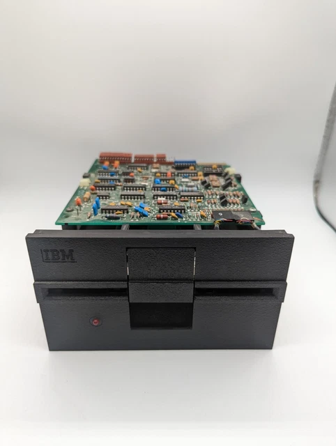IBM LOGO TANDON TM-100 5.25" 360k Floppy Disk Drive full height 5150 ...