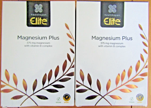 HEALTHSPAN ELITE MAGNESIUM Plus 375mg. 240 Tablets. Expiry 11/2026. £33.98 £21.75 - PicClick UK