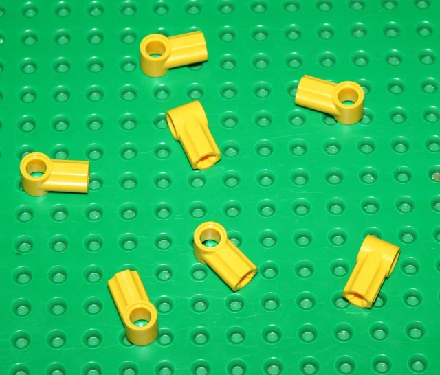 7 X LEGO Technic Yellow Angle Connector n°1 ref 32013/set 60060 8421 ...