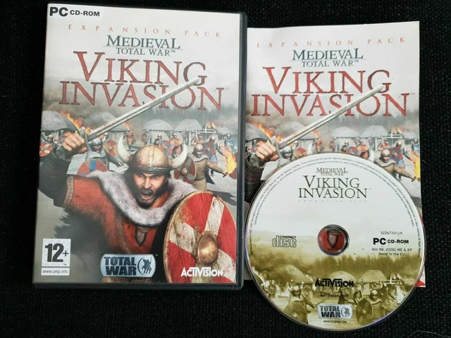 MEDIEVAL TOTAL WAR - VIKING INVASION PC CD ROM MTW 1 pacchetto di ...