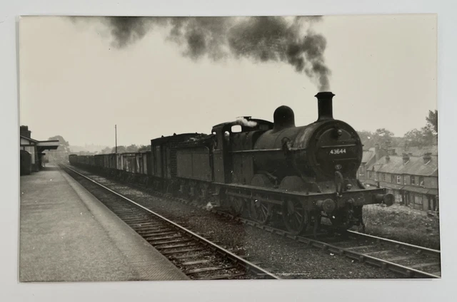 LMS RAILWAY LOCOMOTIVE Photograph - 43644 Northfield Station- E332 £2. ...