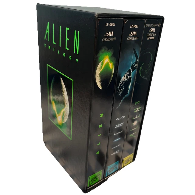 ALIEN TRILOGY VHS Box Set 3 Tapes 1993 Fox Video Aliens Alien 3 £19.47 ...