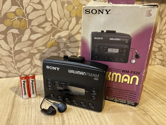 SERVICED BOXED SONY Walkman WM-FX28 Personal Stereo NEW BELT £79.99 ...