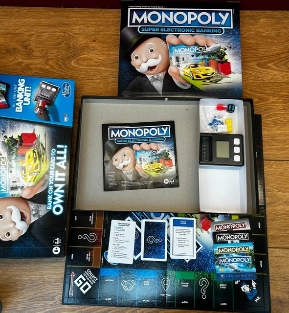 HASBRO GAMING SUPER Electronic Banking Monopoly Complete £19.89 ...