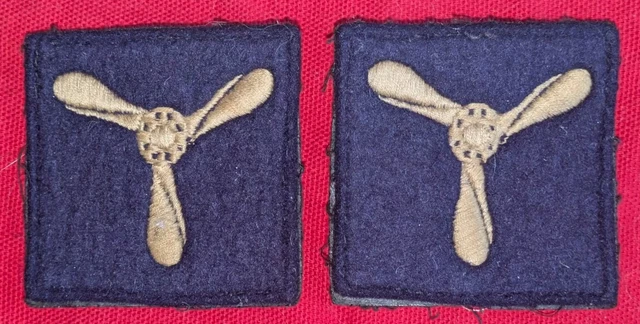 ROYAL AIR FORCE RAF Senior Aircraftman Insignia Rank Patches Badges ...