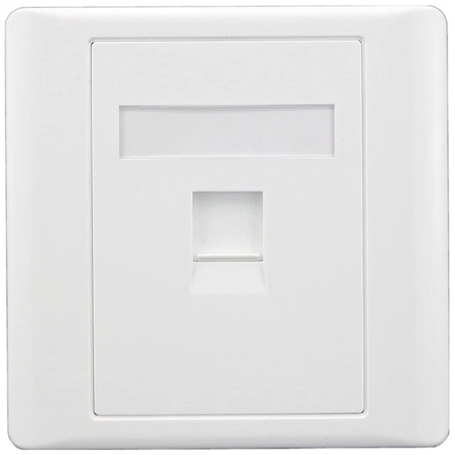 86 TYPE NETWORK Ethernet LAN Gigabit RJ45 Cat6 Outlet Socket Keystone ...