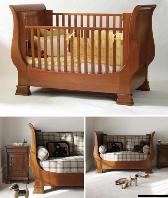 SIMON HORN BABY or Child Sleigh Cot to Bed to Sofa £75.00 - PicClick UK