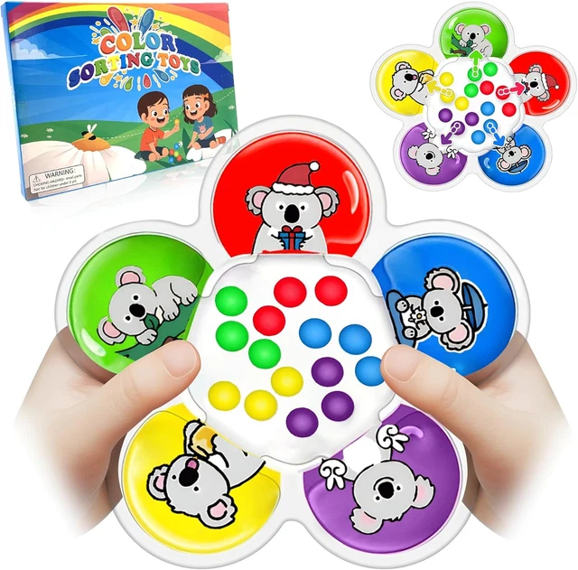 KOALA COLOR SORTING Sensory Toy Toddler - Fine Motor Color Matching ...