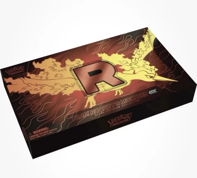 POKÉMON TCG TEAM Rocket's Moltres ex Ultra Premium Collection UPC DUE ...