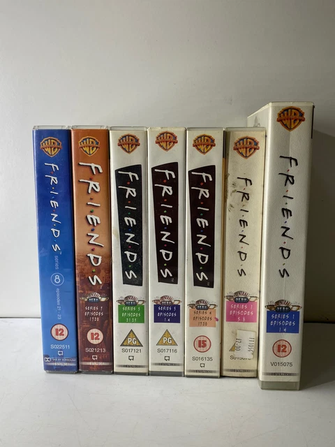 BUNDLE OF 7 Friends TV Series VHS Video Cassettes - Various Seasons See ...
