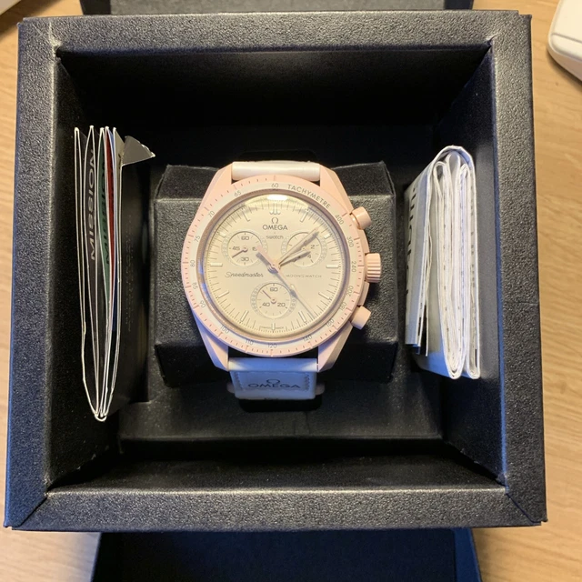 OMEGA X SWATCH Moonswatch Bioceramic Mission To Venus Watch- Pink ...