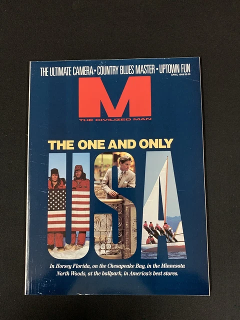 THE CIVILIZED MAN Magazine April 1988 - Paul Read, Doug Hanks $33.33 ...