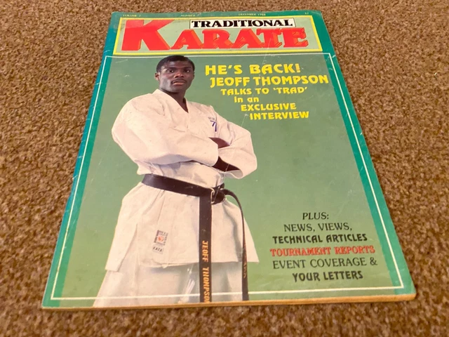 MAGAZINE DE KARATÉ Traditionnel 1988 Dec Jeff Thompson, Tatsuo Makamura ...