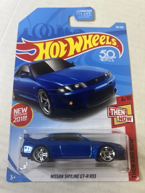 HOT WHEELS THEN And Now Nissan Skyline GT-R R33 6/10 BLUE 46/365 Diecast Model $17.85 - PicClick AU